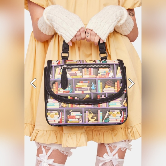 Loungefly | Bags | Loungefly Disney Villains Library Books Crossbody ...